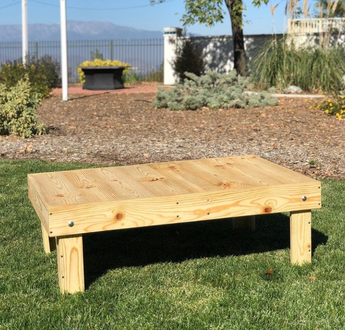 Low Boho Table – Oak & Poppy